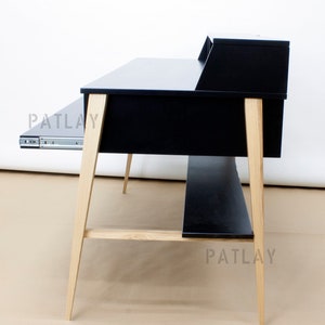 Studio Desk With Keyboard Drawer, Top Rack and Shelf, DJ Stand, 3U Rack ...