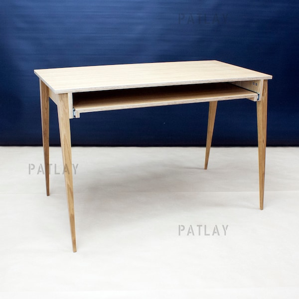 Studio Desk With Keyboard Tray - Etsy