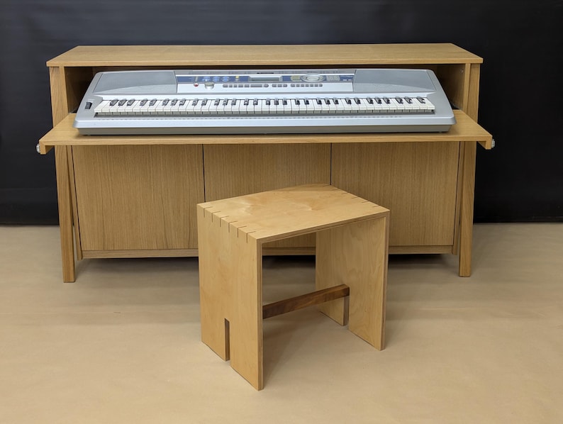 Piano Drawer Unit, Sideboard, Custom Furniture, Oak Veneered Plywood ...