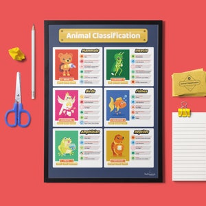 Animal Classification Classroom Science Poster Print: the Card Game ...