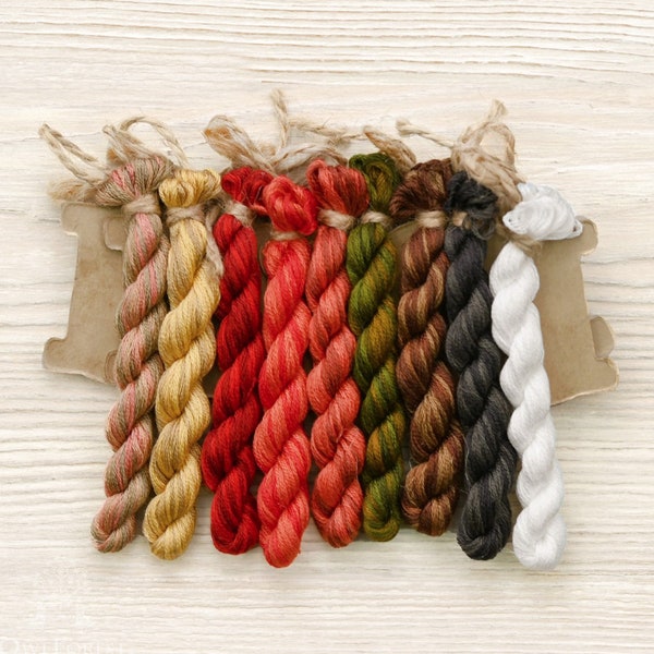 Red Cardinal Owl Forest Embroidery - Etsy