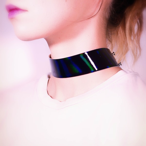 Vinyl Choker - Etsy