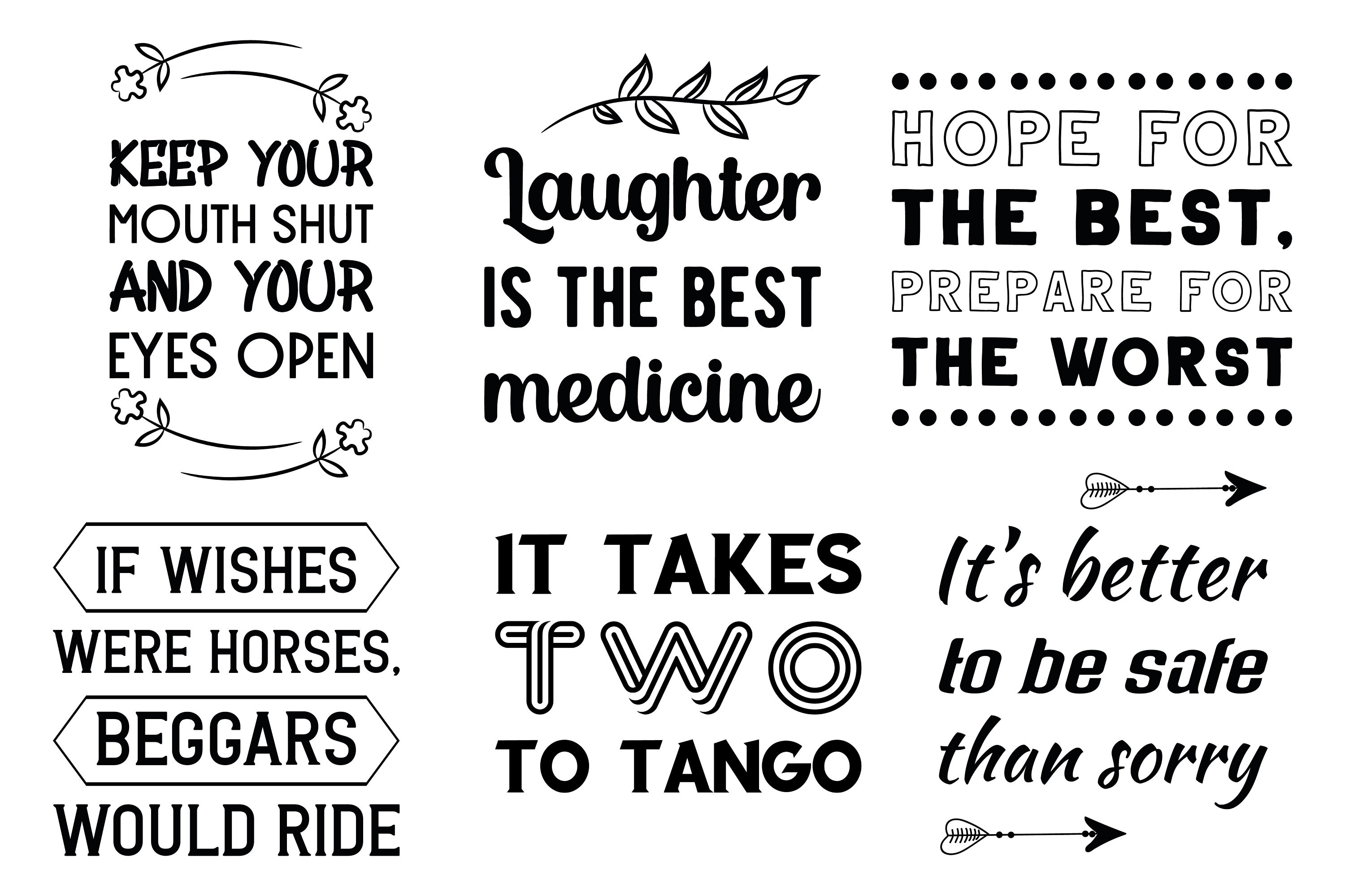 30 SVG Wise Quotes and Proverbs, Smart Sayings. Inspirational Wisdom ...