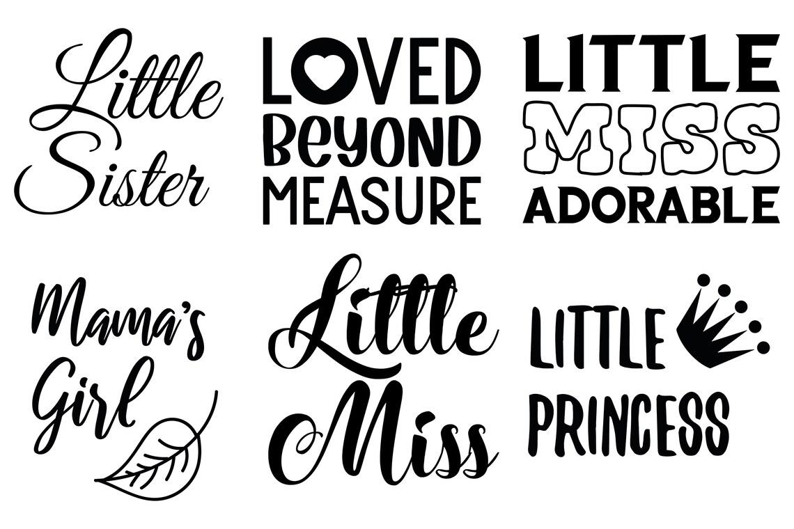 30 Baby Girl Nursery Svg Quotes. Daughter, Kids Children Quotes ...