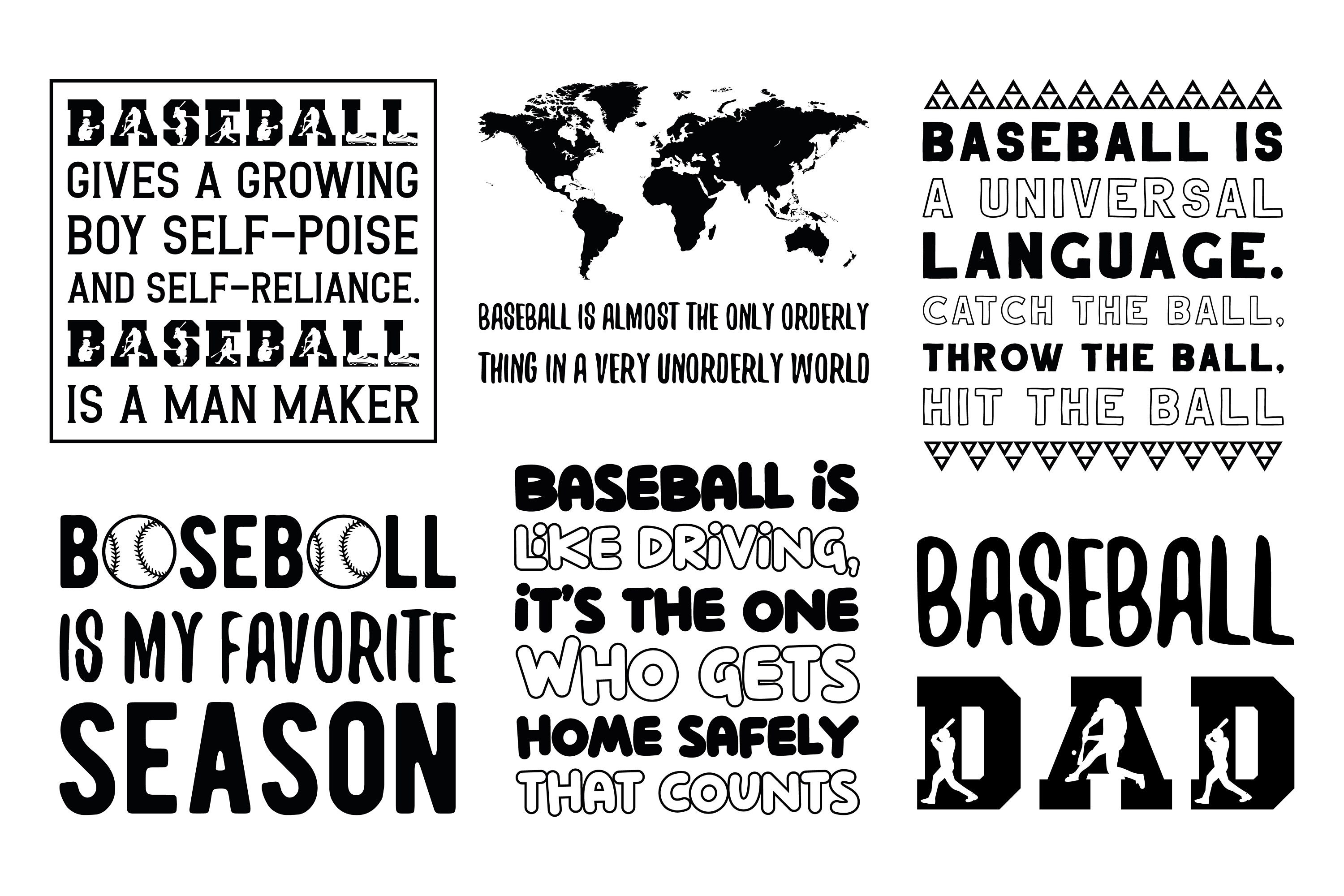 24 SVG Baseball Quotes and Sayings. Baseball Dad & Mom. Love Baseball ...