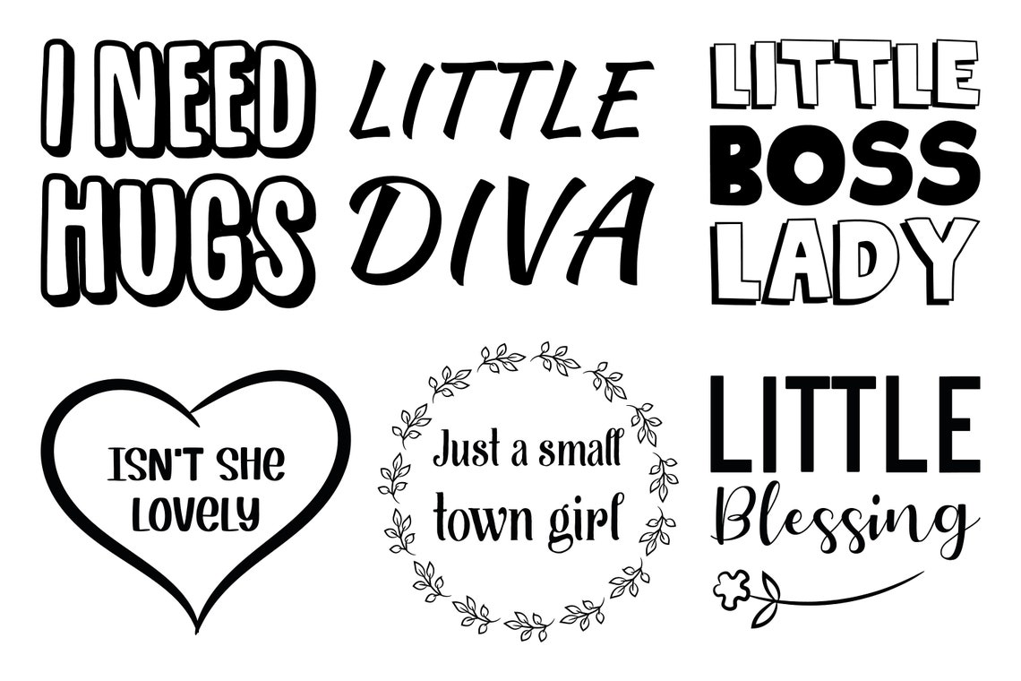 30 Baby Girl Nursery Svg Quotes. Daughter, Kids Children Quotes ...