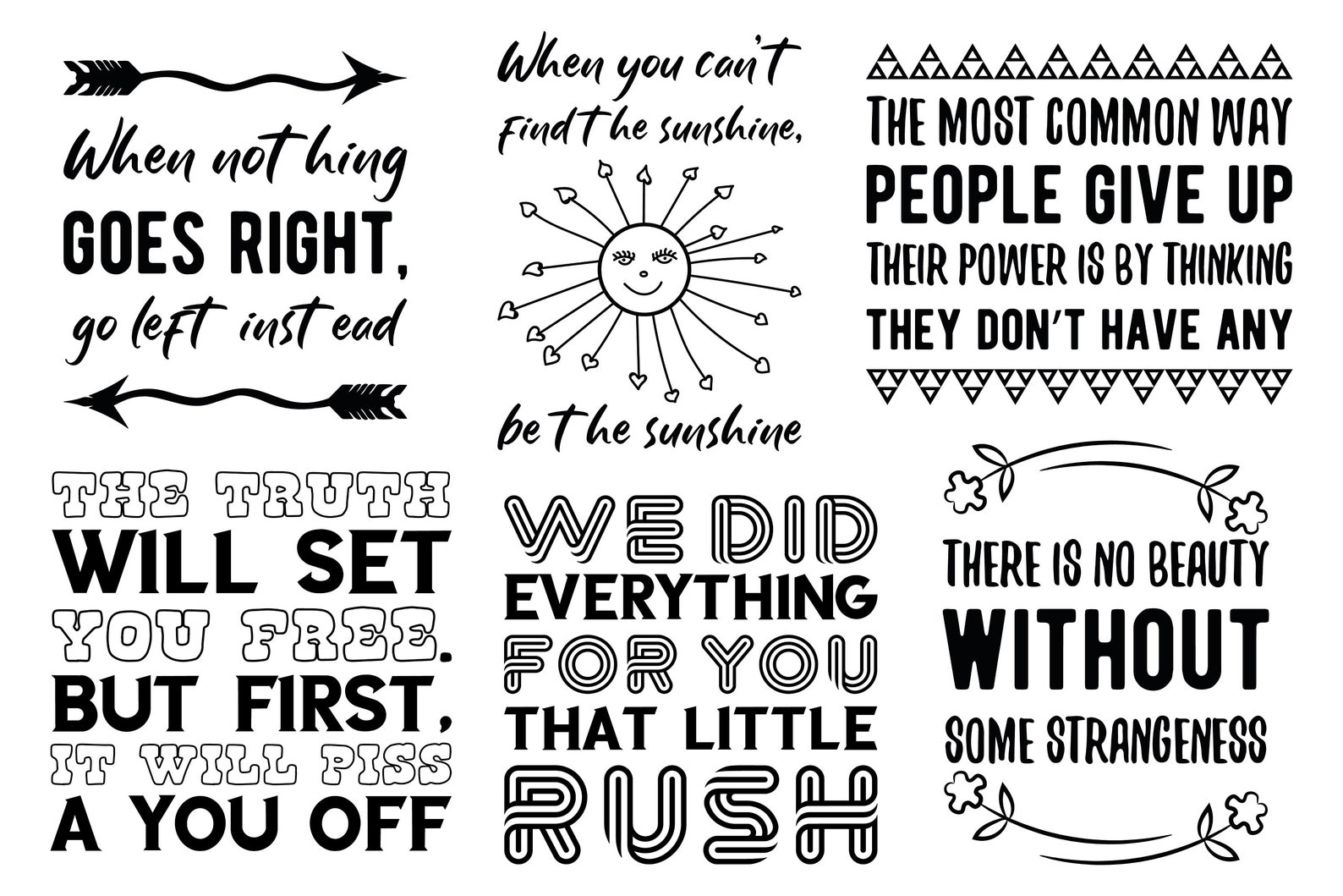 24 Svg Sassy Quotes Inspirational Motivational Funny And Etsy