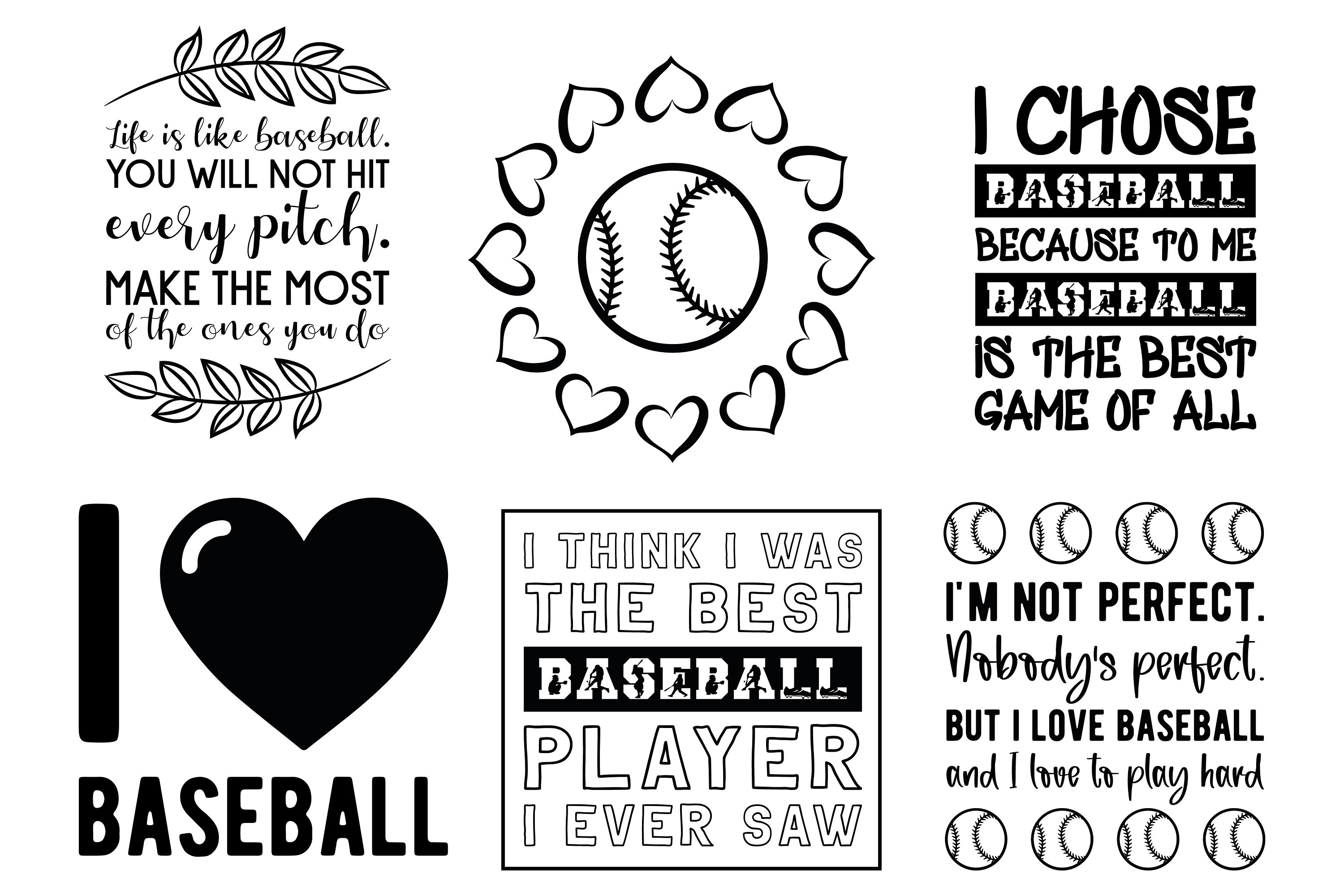 30 SVG Baseball Quotes and Sayings. Baseball Dad & Mom. Love Baseball ...
