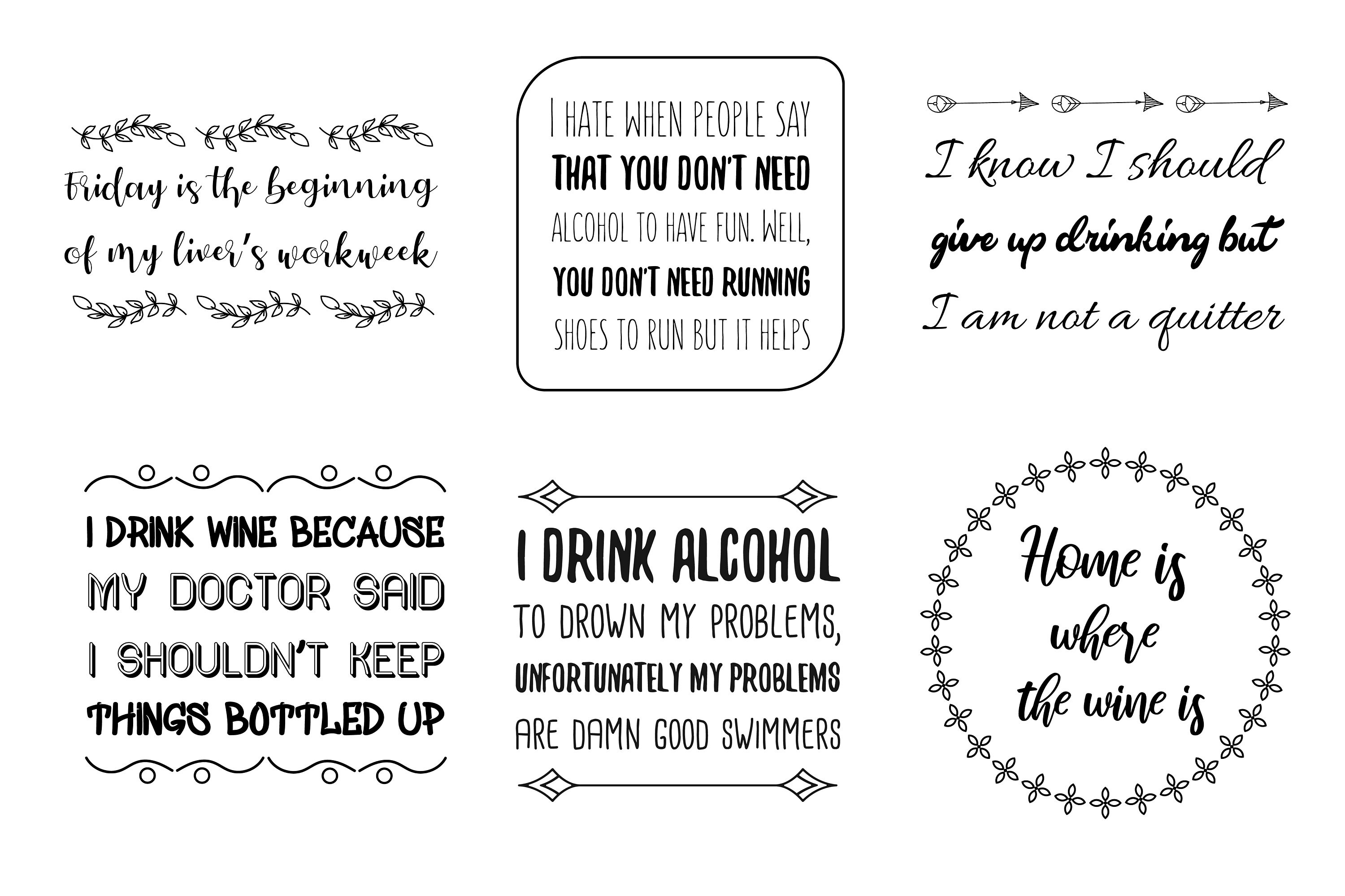 50 Funny Saying on Drinking Alcohol, Having Fun, and Partying, Sayings ...