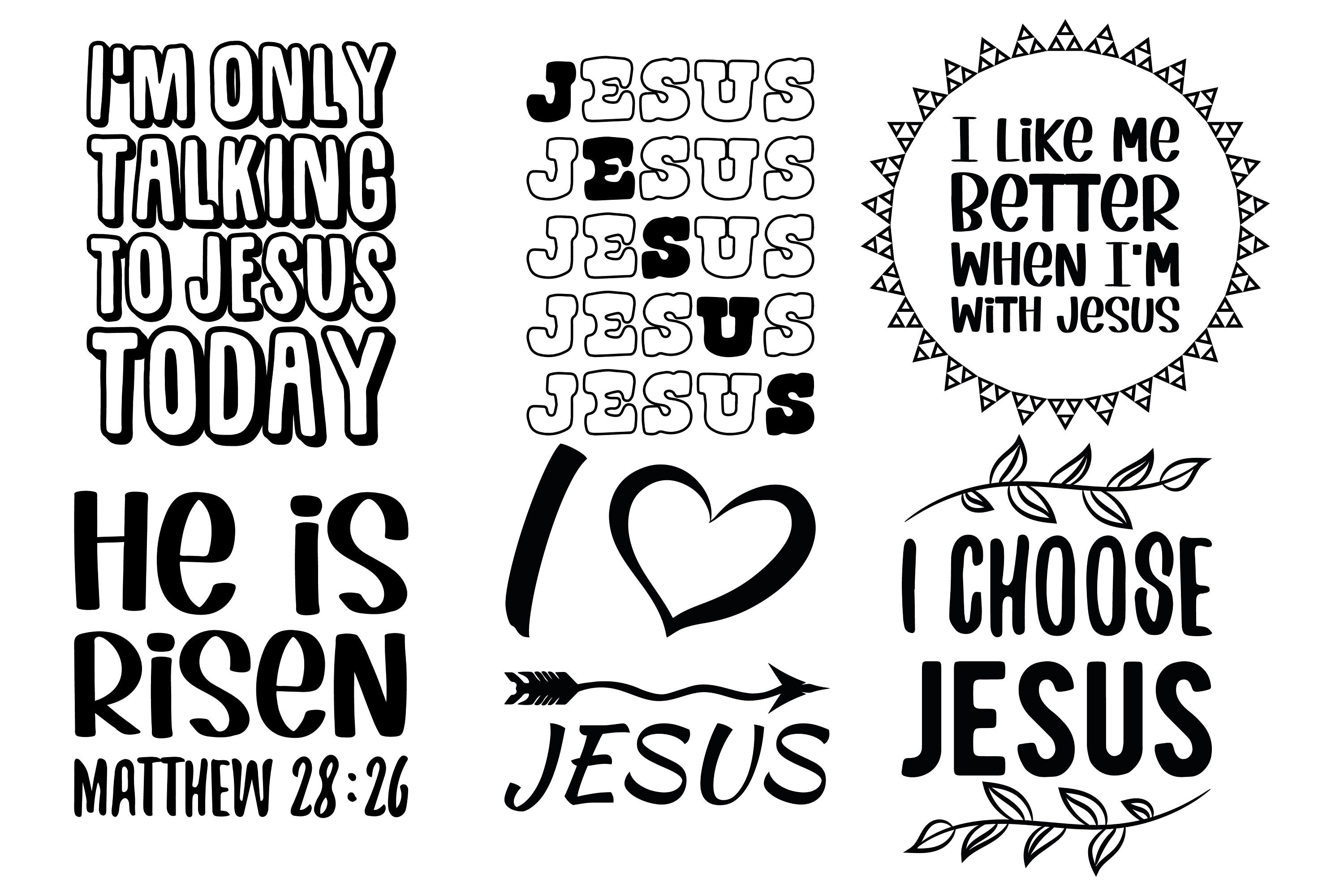 26 Jesus Christ SVG Quotes. Scripture Sayings and Bible Verses - Etsy
