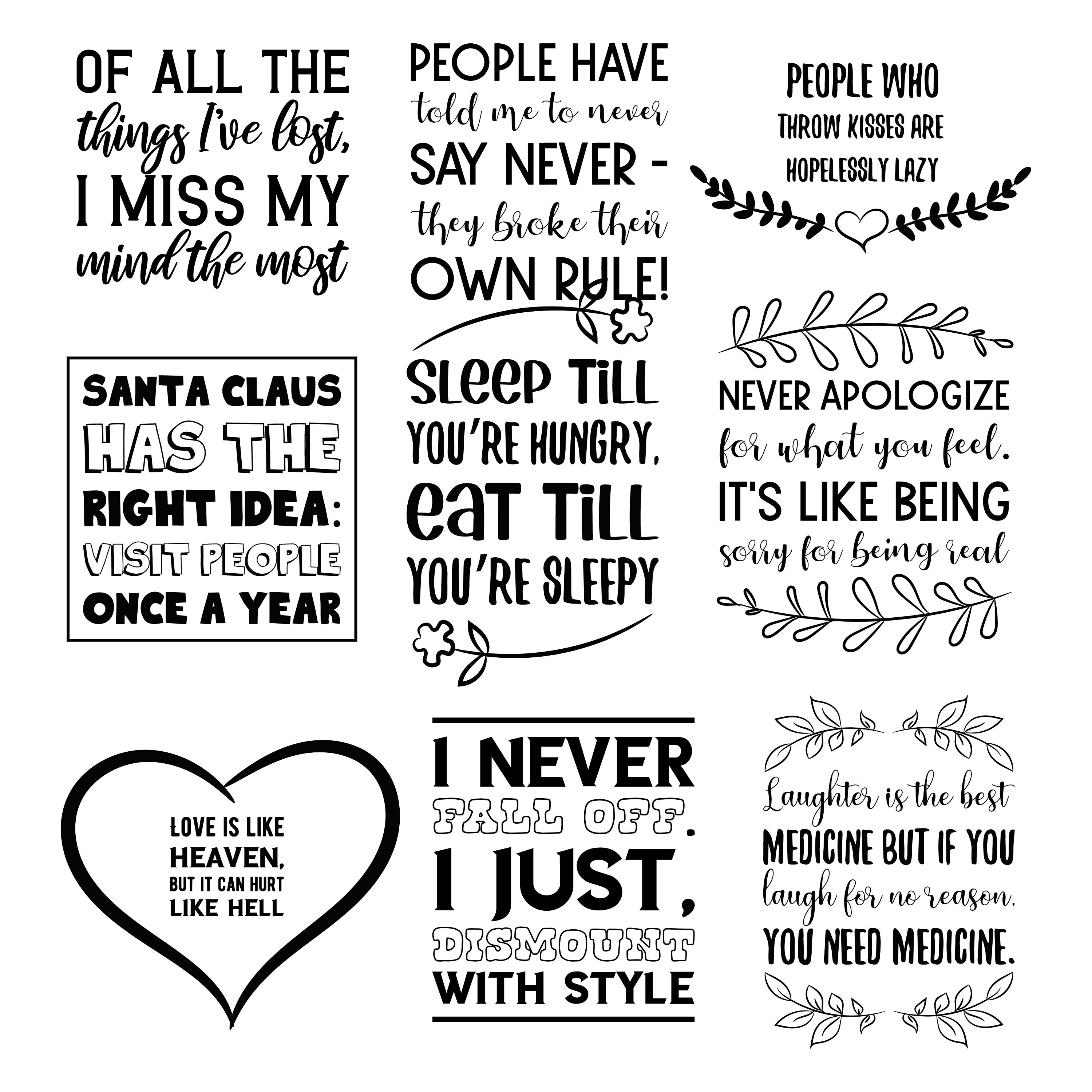 38 Funny and Sarcastic Svg Quotes Bundle. Hilarious Jokes. | Etsy