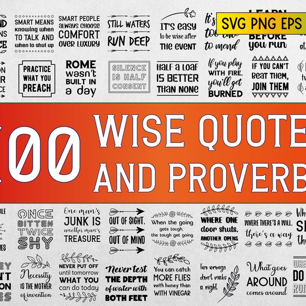 Wisdom Quotes - Etsy
