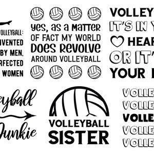 24 SVG Volleyball Quotes and Sayings. Volleyball Mom and Bro, Sister ...