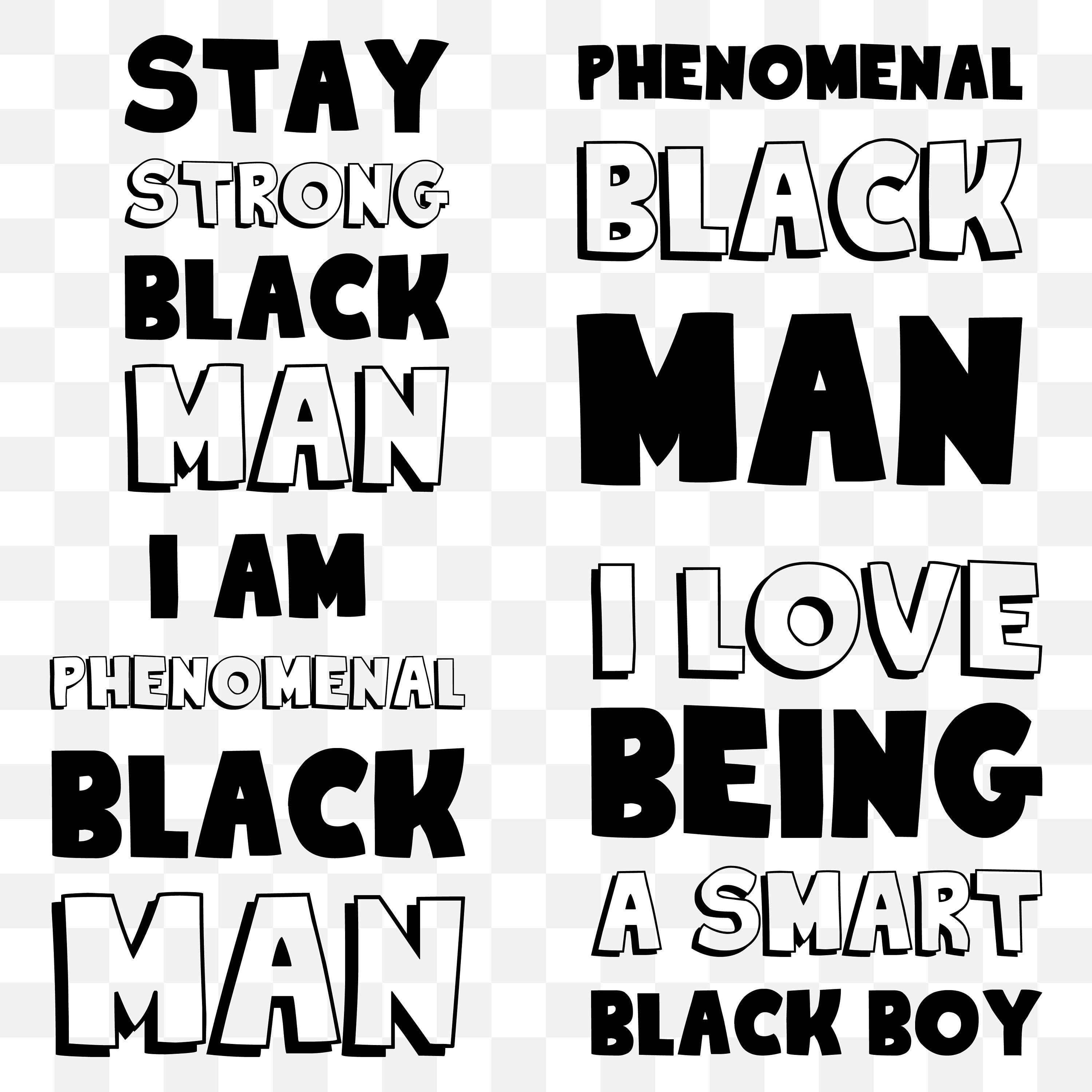 20 SVG Quotes Stay Strong Black Man. Dope Afro, Male, Father and King ...