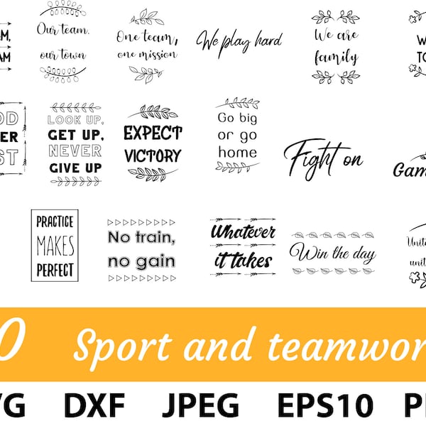 Teamwork Svg - Etsy