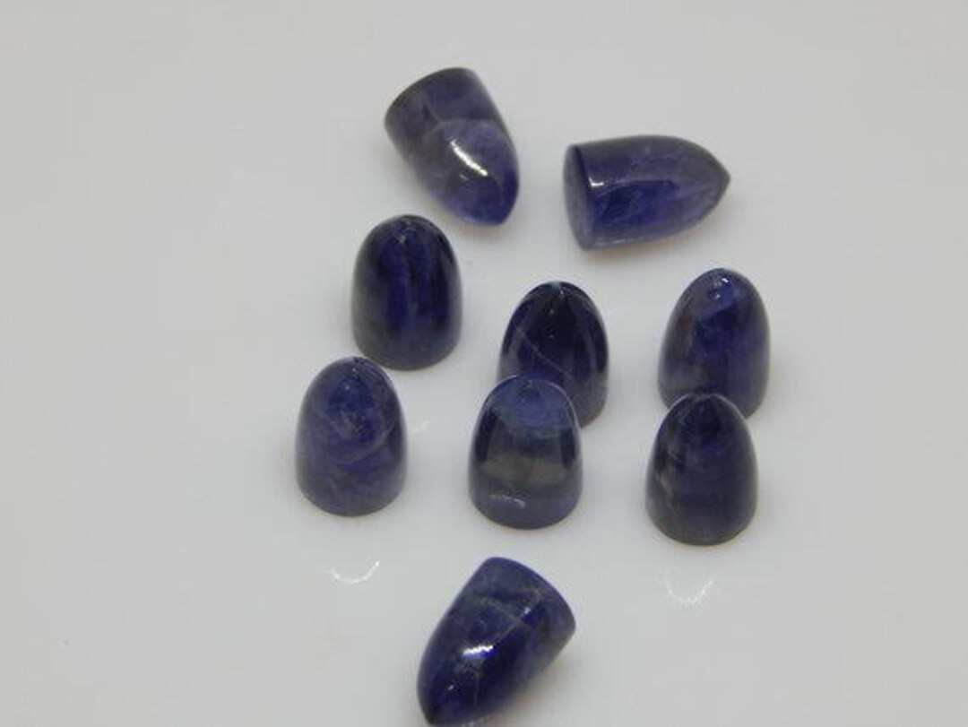 Iolite Gem of the Vikings Bullet 3mm to 10mm Calibrated Size Loose 10 ...