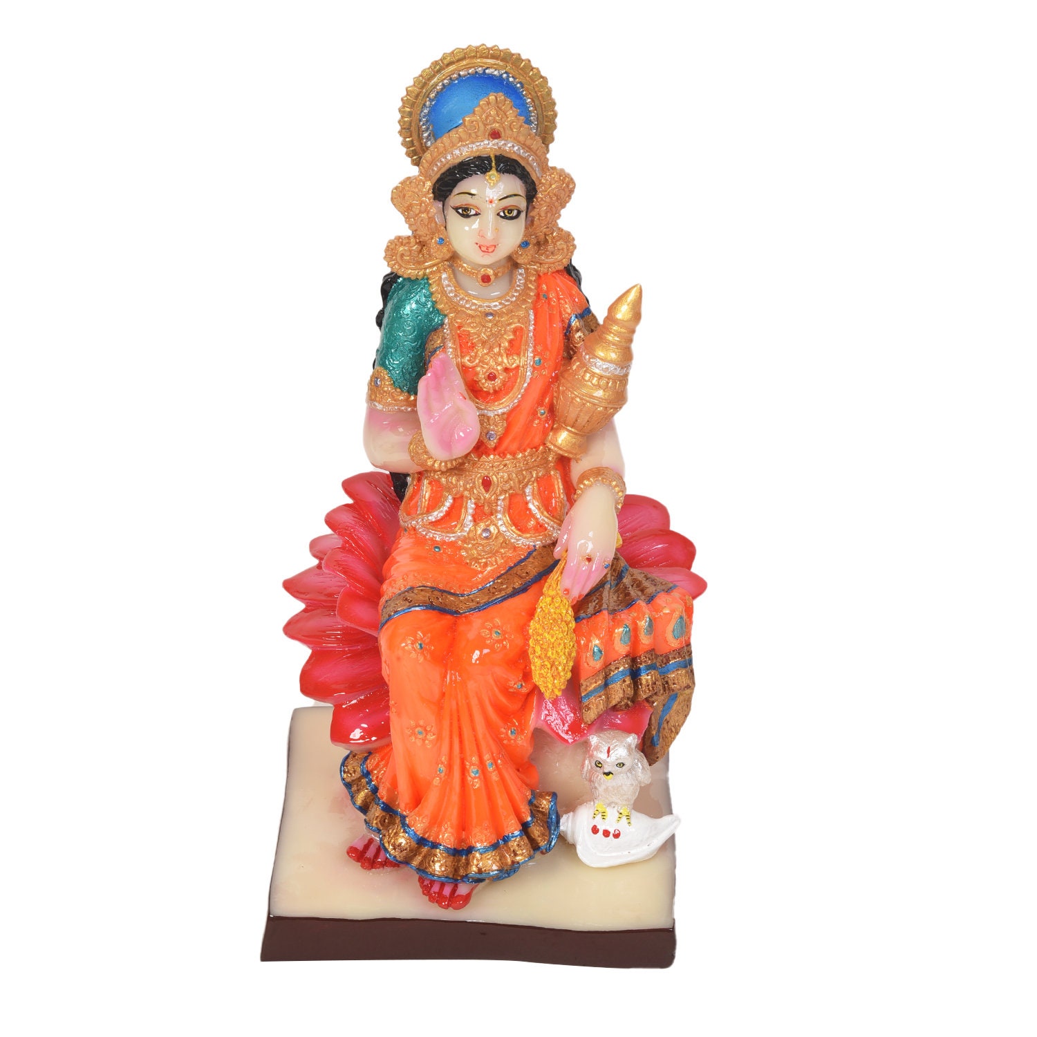 Maa Laxmi Mata Sculpture Statue Idol Unique Goddess Deity Murti Worship ...