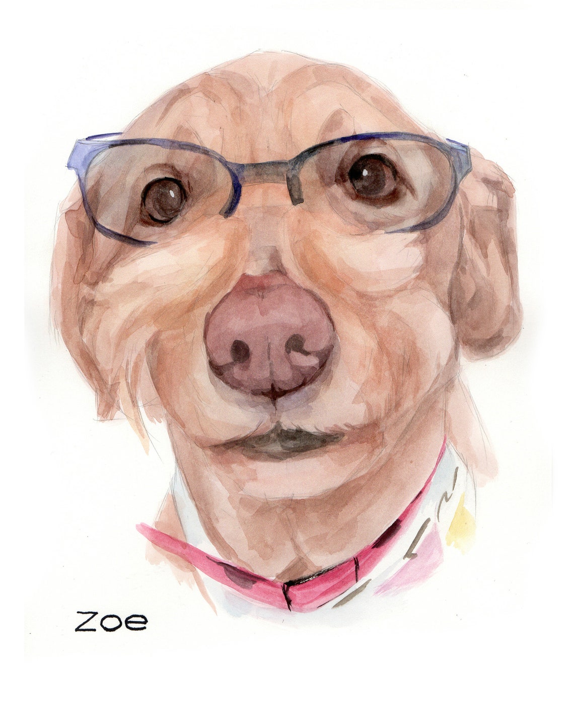 Custom Dog Portrait Creative Dog Art Unique Dog Gift | Etsy