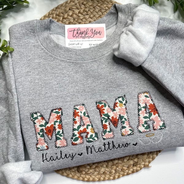 Applique Sweatshirt - Etsy