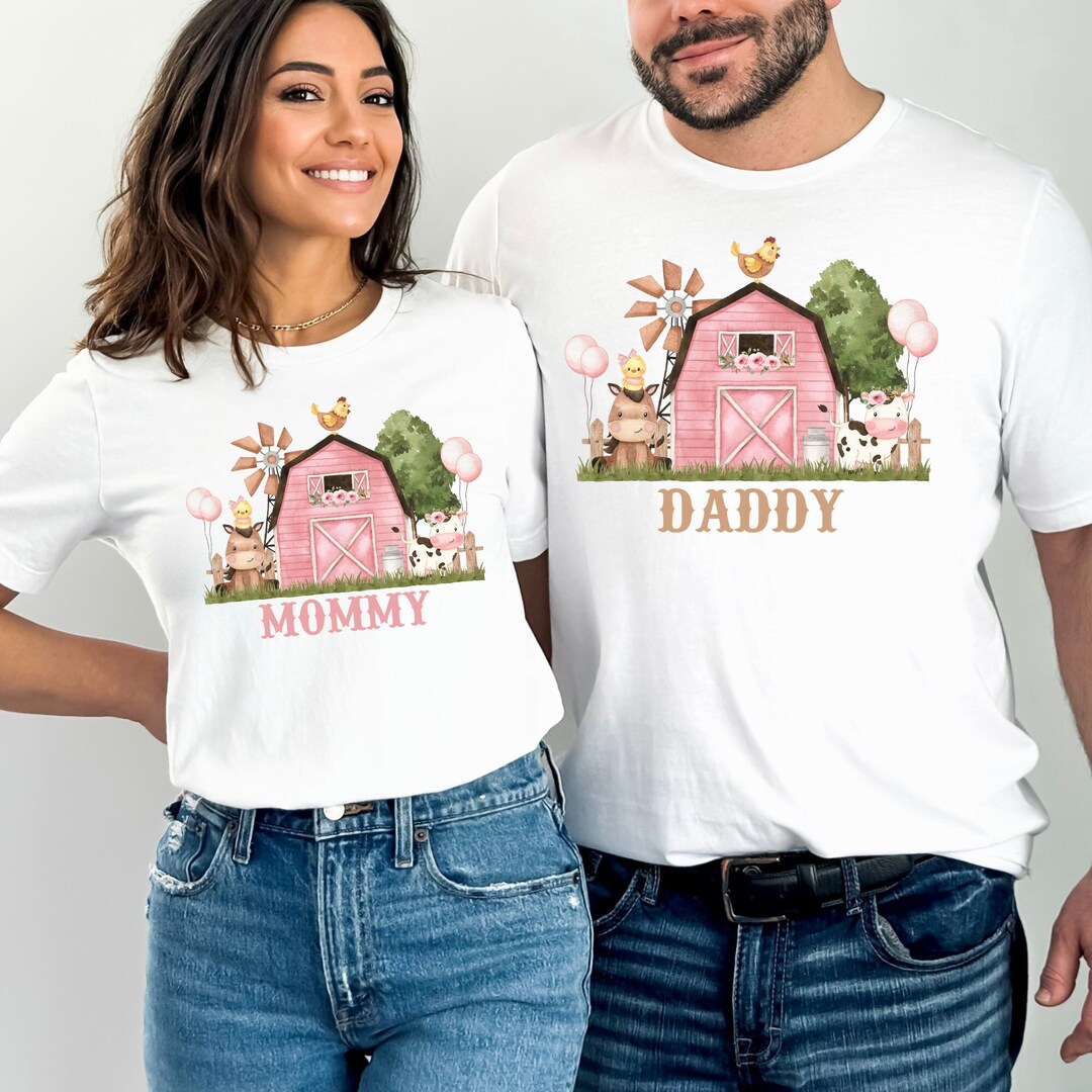 Family Farm Barn Girl Birthday Shirts, Farm Birthday , Barn Theme ...