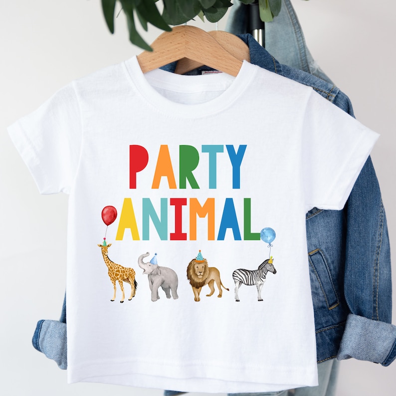 Party Animal Birthday Shirt, Animal Control,zoo Animals Birthday, Party ...