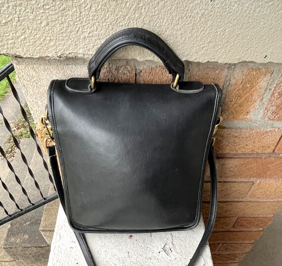 COACH Vintage 90s USA Station Slim Classic Black Ink … - Gem