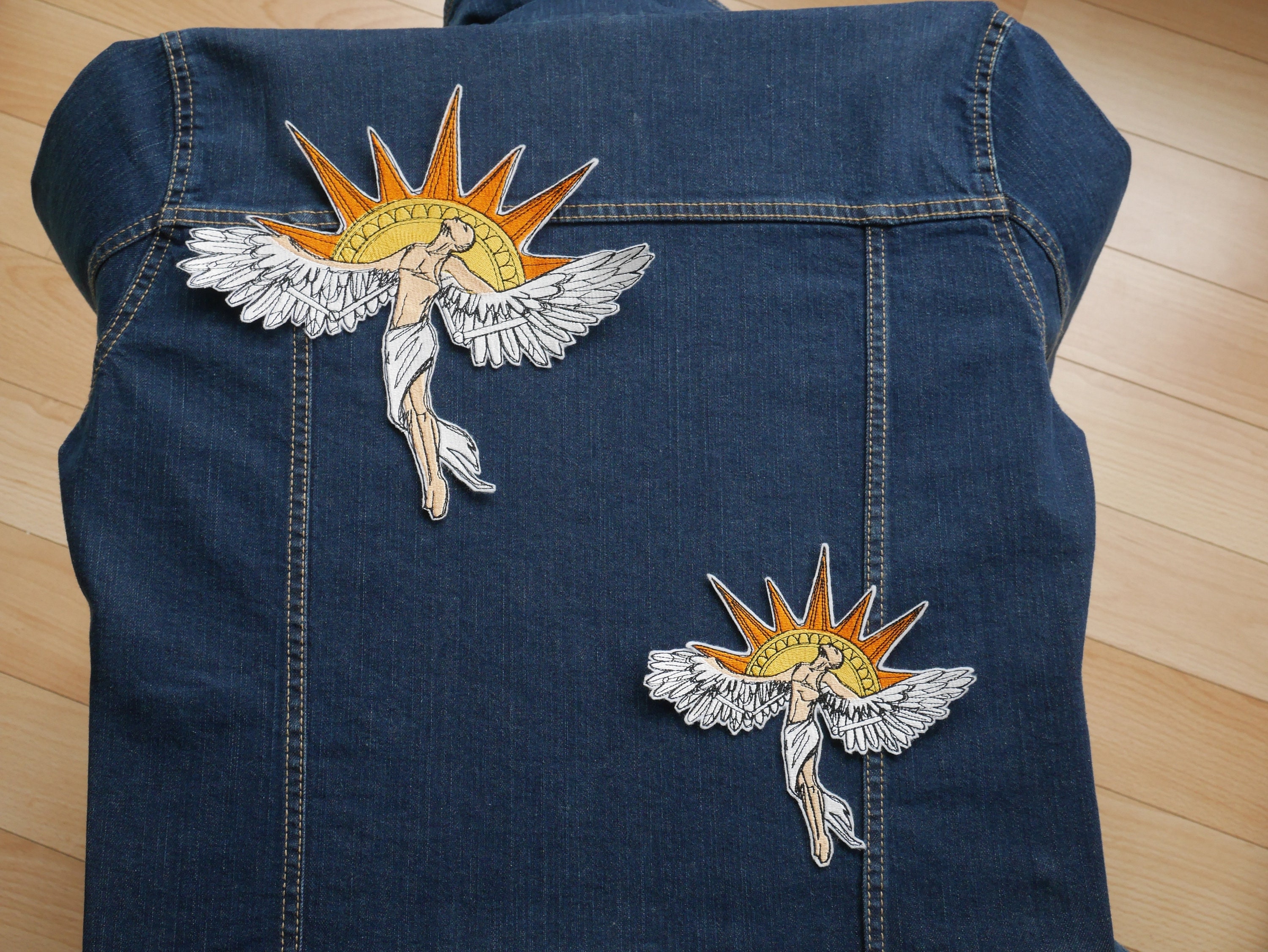 Icarus Iron on Embroidered Patch | Etsy