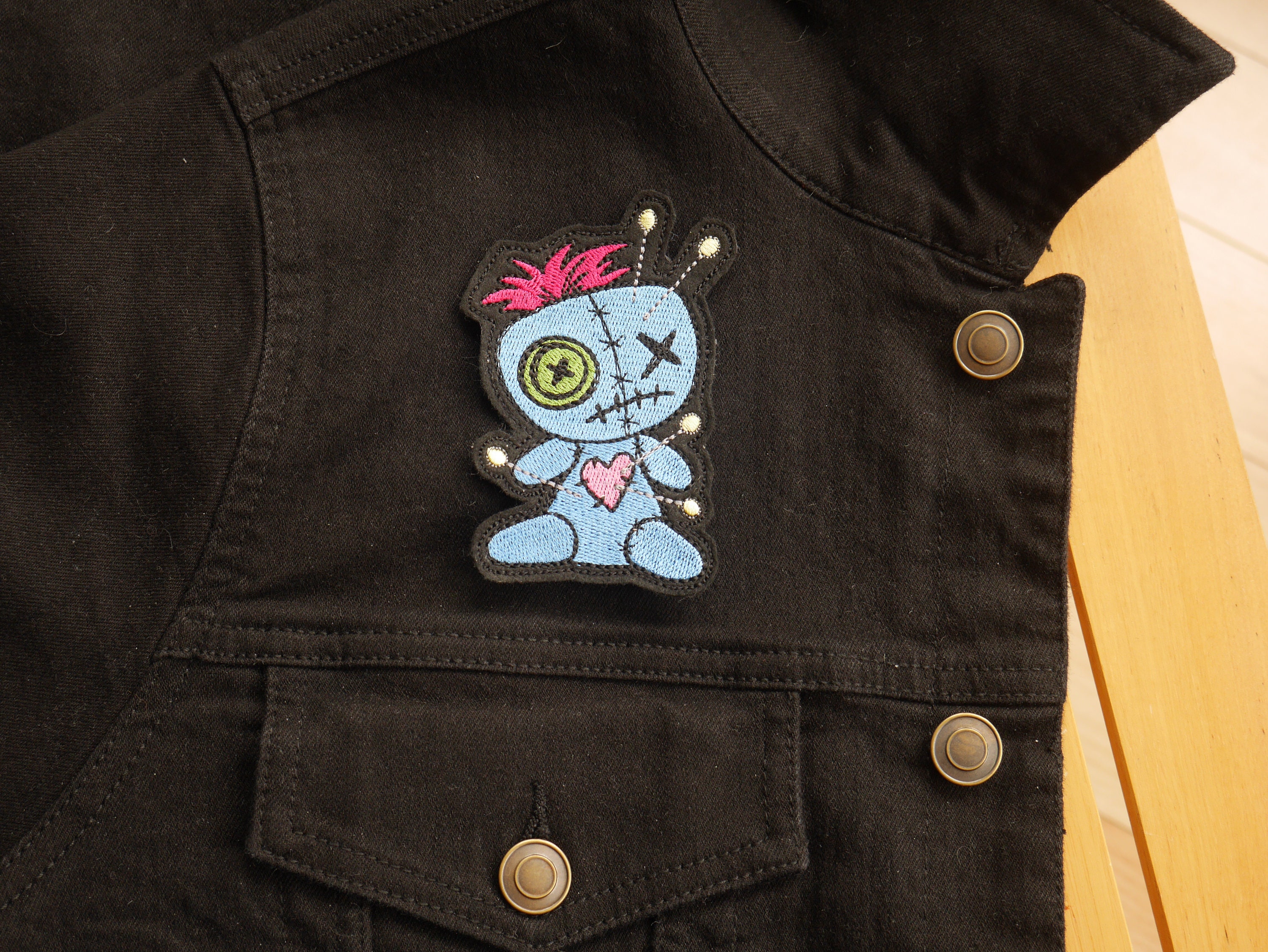 Voodoo Doll Iron-on Embroidery Patch - Etsy
