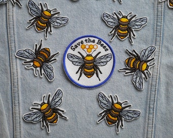 Save the Bees Patch - Etsy