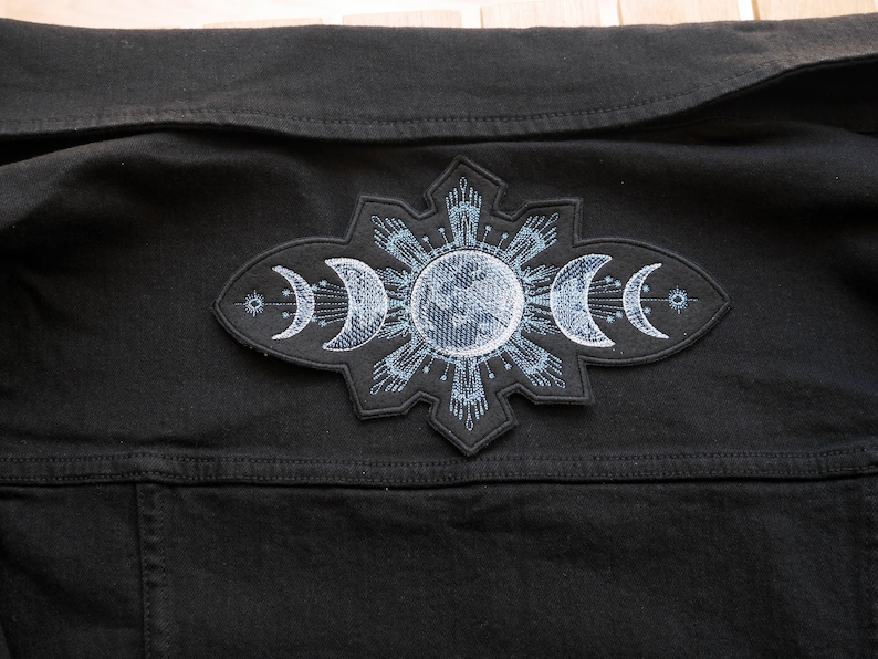 Moon Phases Iron on Patch | Etsy