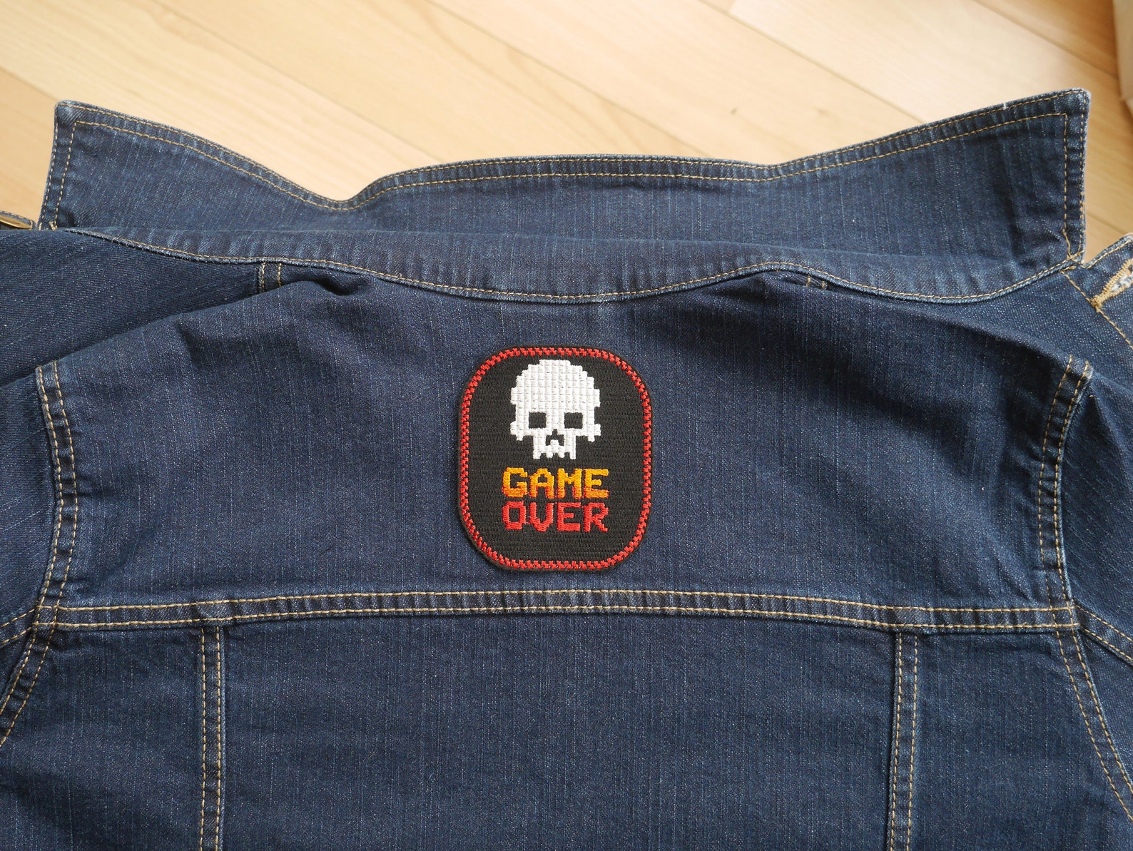 Game Over Iron on Patch | Etsy