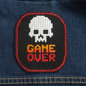 Game Over Iron on Patch - Etsy