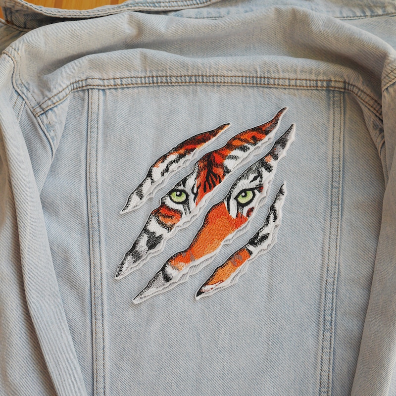 Iron on Patches Tiger - Etsy