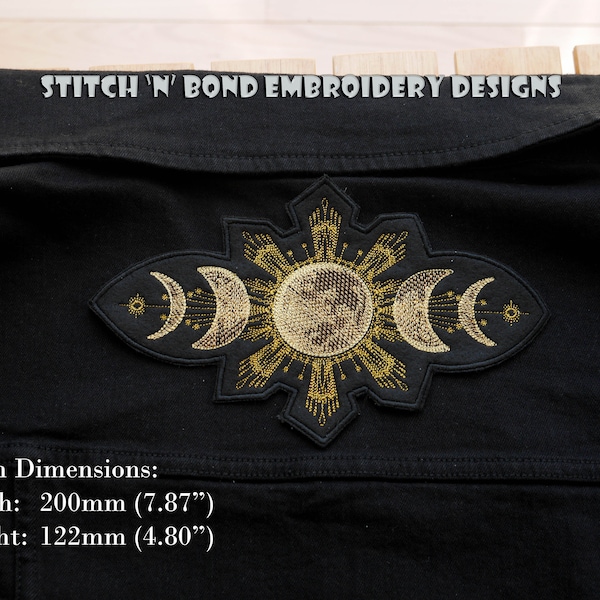 Moon Phase Patch - Etsy