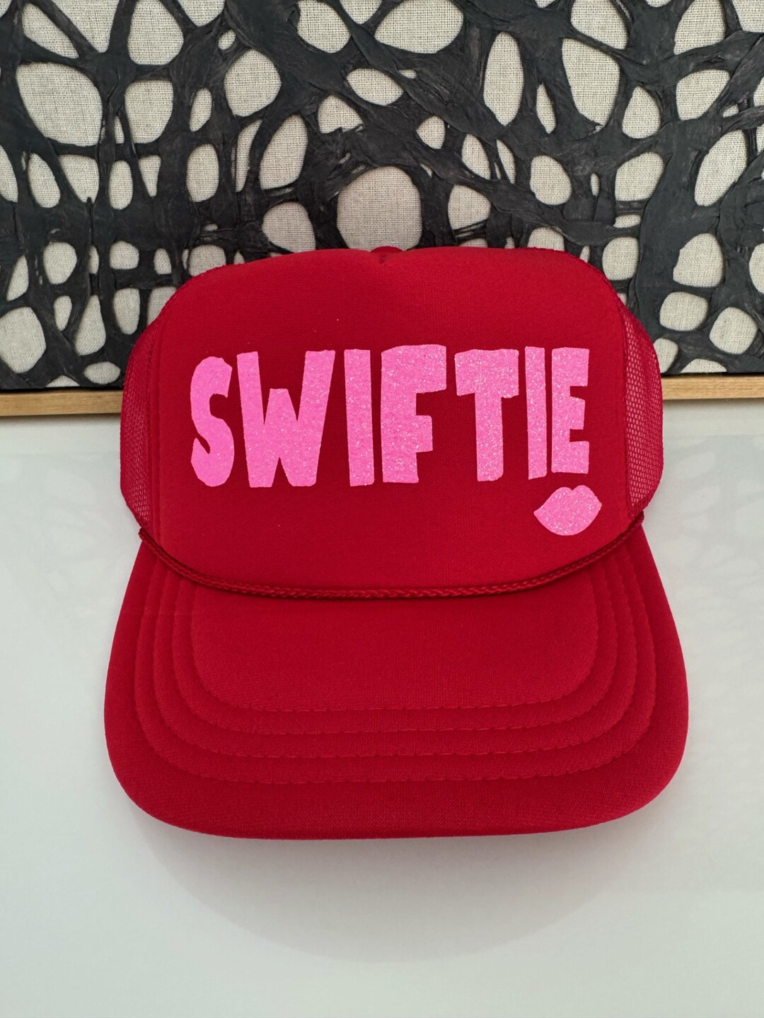 Youth Swiftie Hat - Red Trucker - Etsy