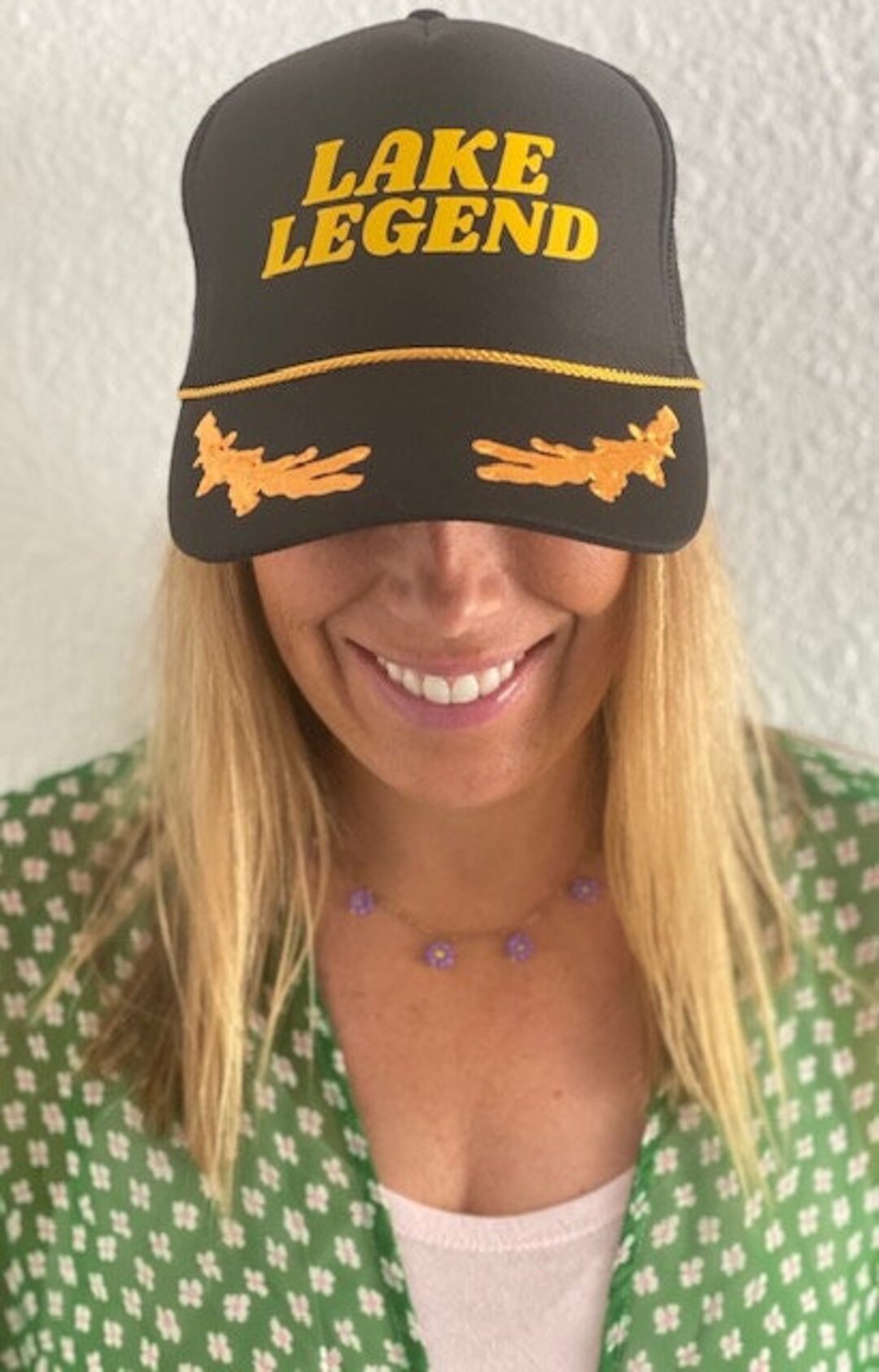 LAKE LEGEND Captain Trucker Hat - Etsy