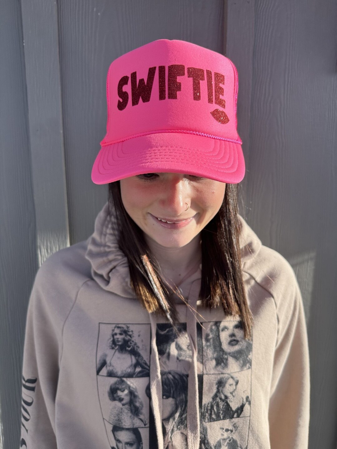 Swiftie - Neon Pink Trucker - Etsy