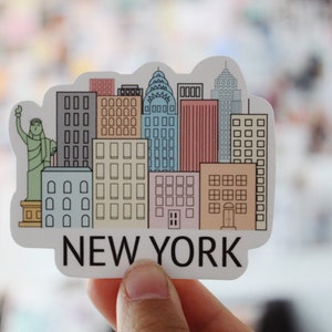 New York Sticker - Etsy