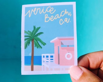 Venice Beach Sticker - Etsy