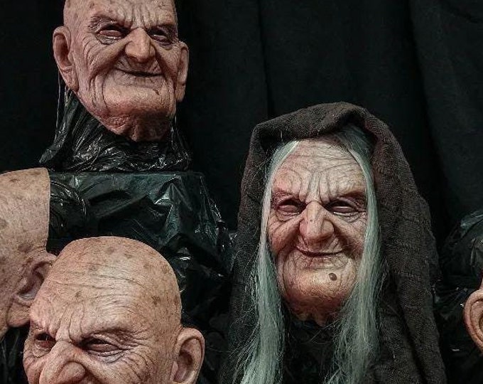 THE WITCH Latex Half Mask (old Hag) Shipping From Spain! Read Info. - Etsy