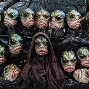 THE DEEP ONE Lovecraft Inspired Fish Man Latex Half-mask - Etsy UK