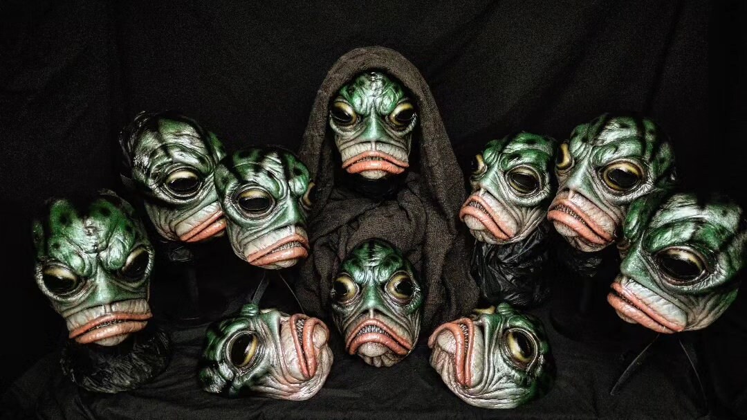 THE DEEP ONE Lovecraft Inspired Fish Man Latex Half-mask - Etsy