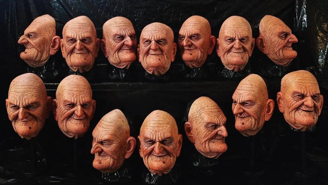 THE WITCH Latex Half Mask old Hag Shipping From Spain Read - Etsy