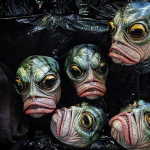 THE DEEP ONE Lovecraft Inspired Fish Man Latex Half-mask - Etsy UK