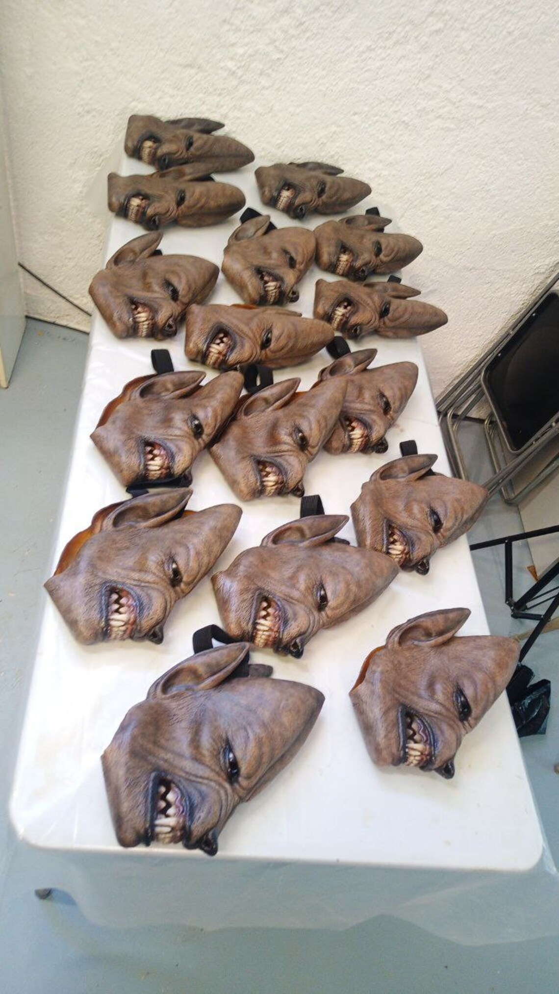 The Werewolf Latex Mask halloween Type Half Mask Shipping - Etsy
