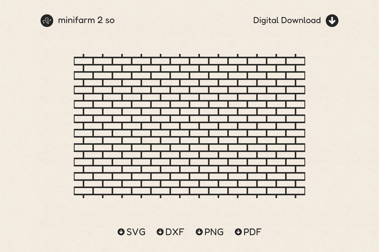 Brick Wall Seamless Pattern Svg Brick Wall Digital Download - Etsy