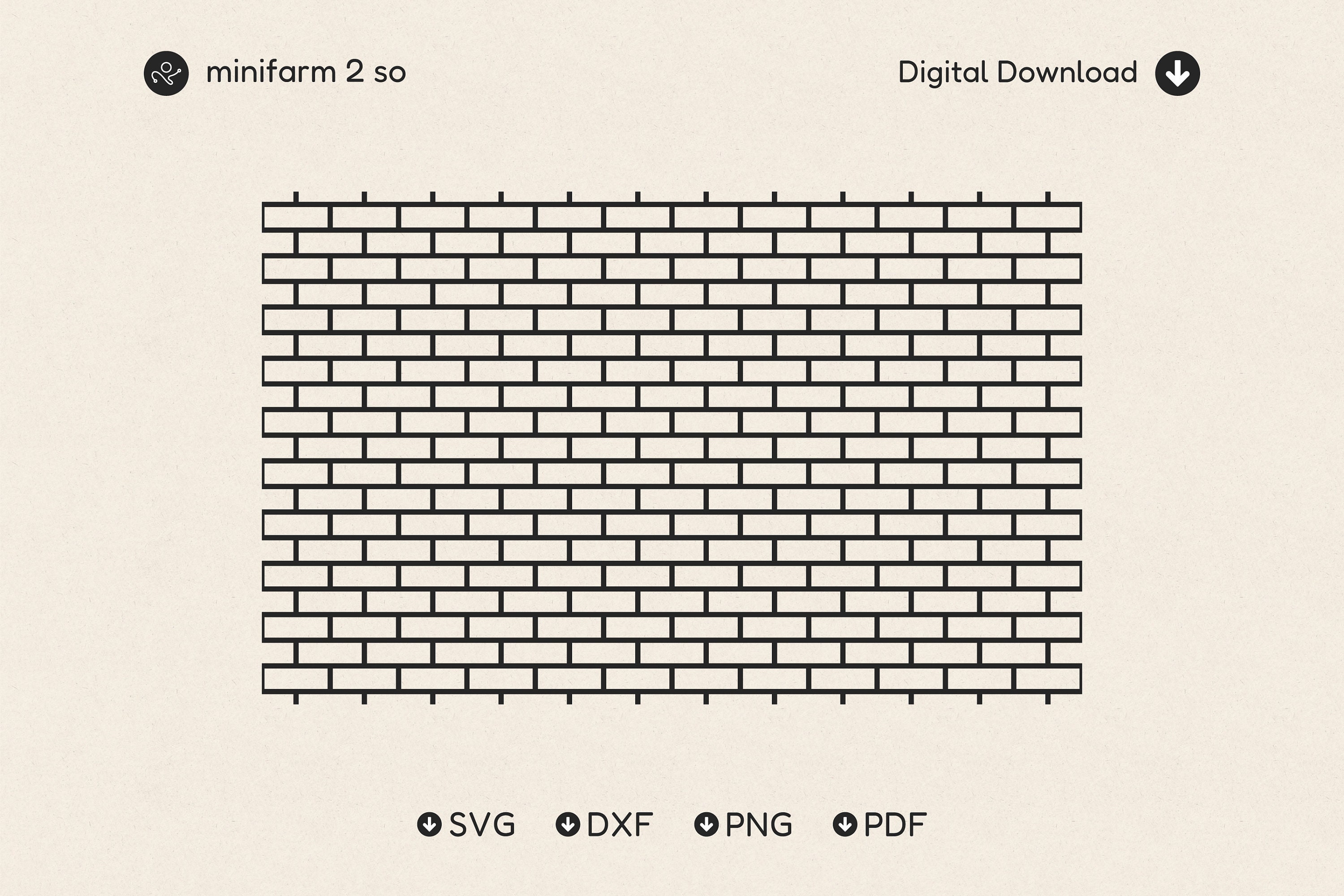 Brick Wall Seamless Pattern Svg Brick Wall Digital Download - Etsy