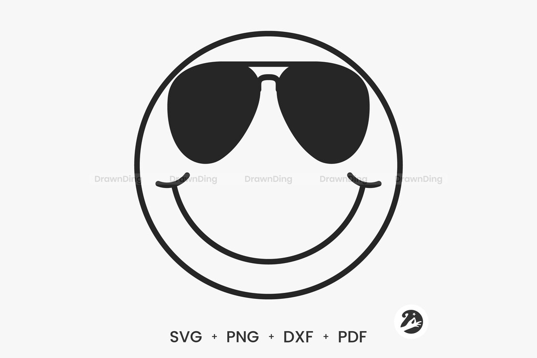 Smiley Face Svg, Happy Smiley Face Funny Svg, Emoji Smiley Face ...