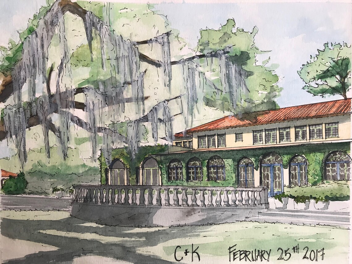 Custom Watercolor Rendering | Etsy