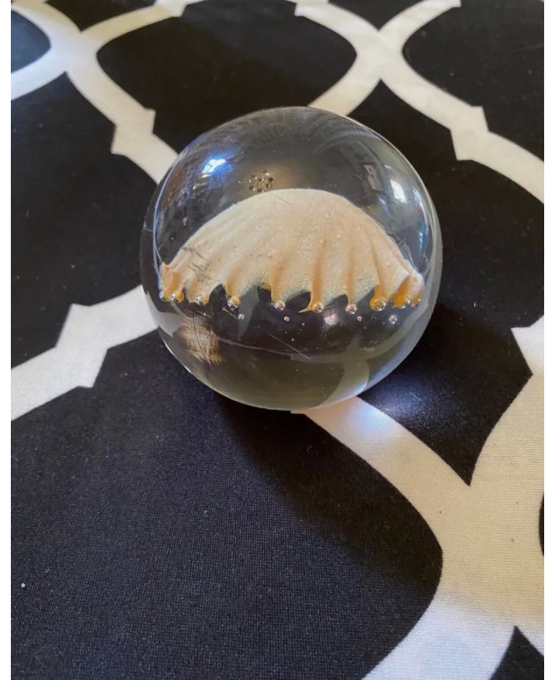 Vintage Glass Paperweight - Etsy
